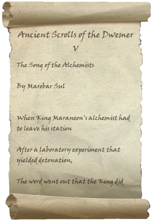 Ancient Scrolls of the Dwemer V | Elder Scrolls | Fandom
