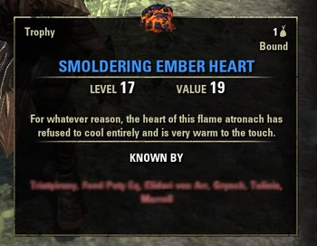Smoldering Ember Heart | Elder Scrolls | Fandom