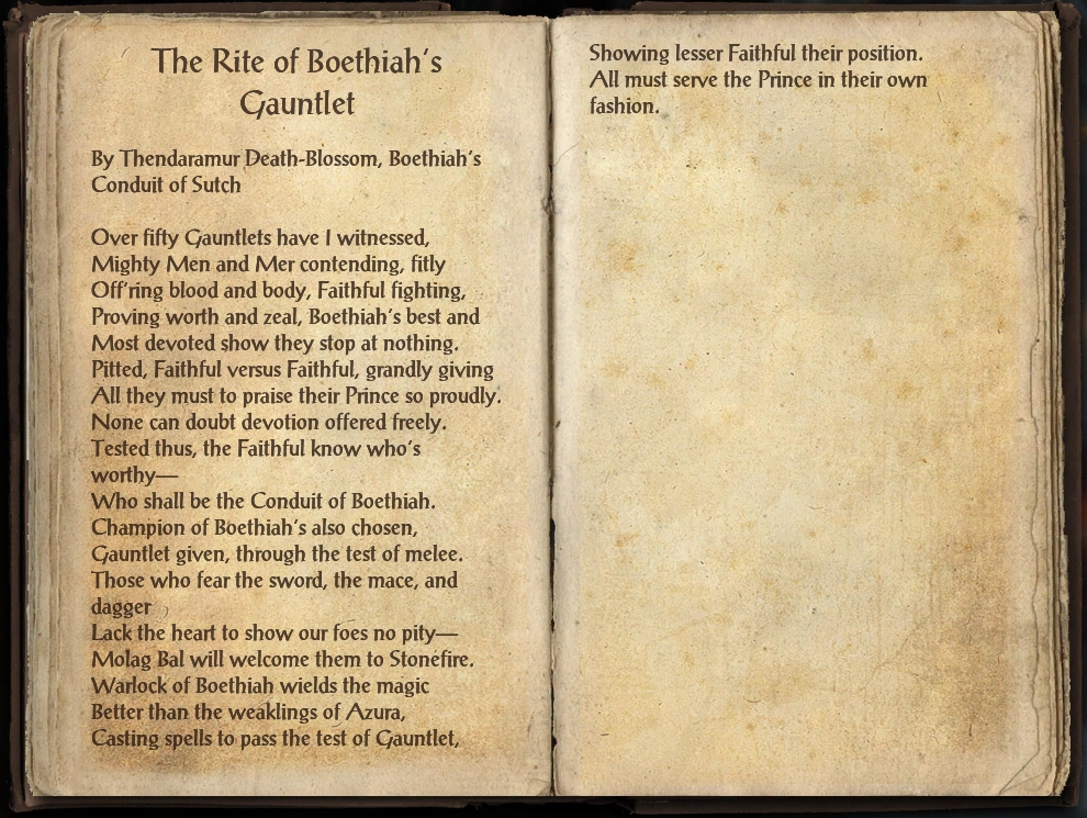 The Rite of Boethiah's Gauntlet | Elder Scrolls | Fandom