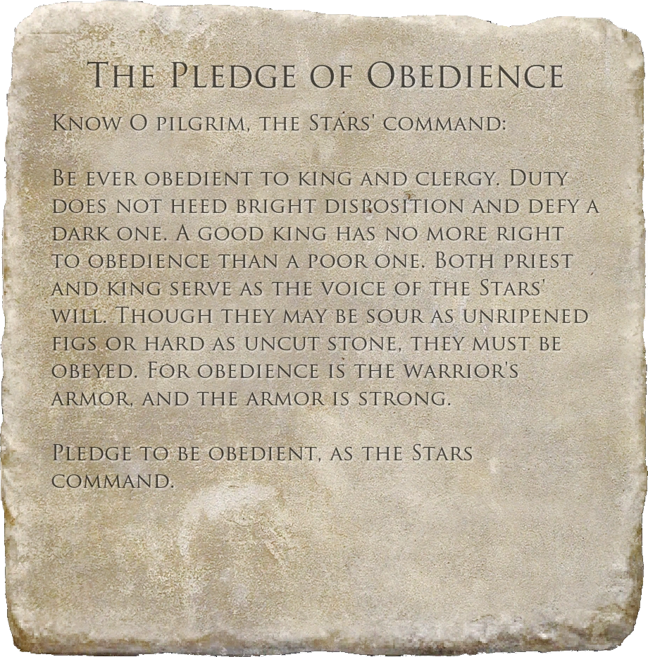 The Pledge of Obedience | Elder Scrolls | Fandom