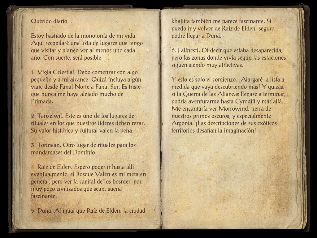 Diario De Rothondothrin Elder Scrolls Fandom
