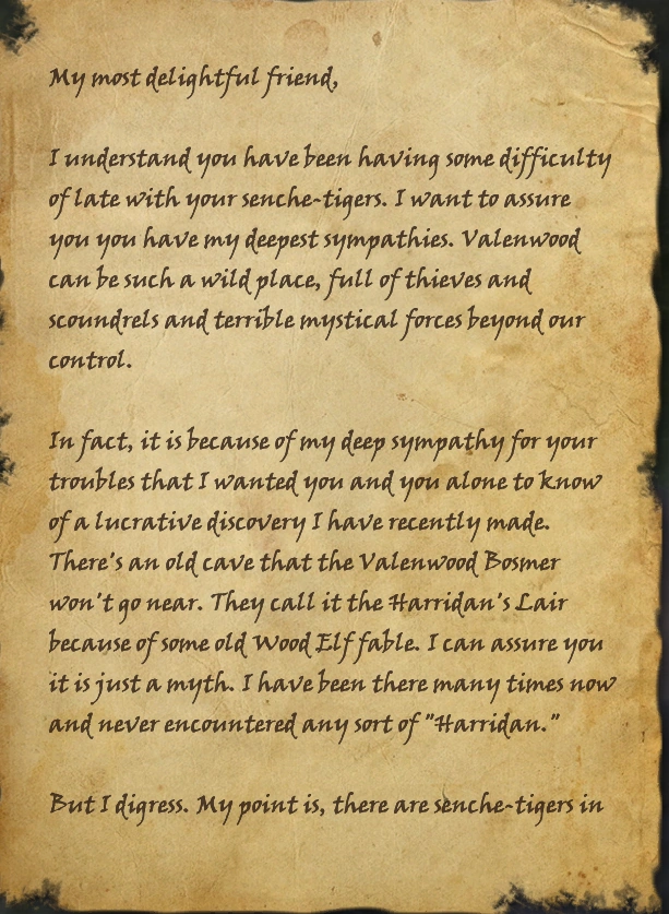 Letter from Bashshi-ra | Elder Scrolls | Fandom