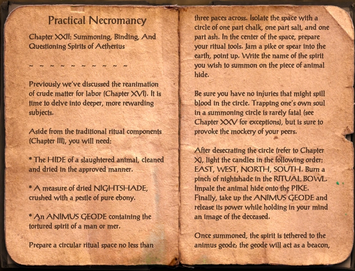 Practical Necromancy | Elder Scrolls | Fandom