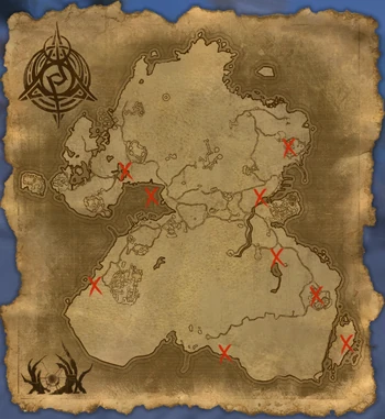 Psijic Map of Summerset | Elder Scrolls | Fandom