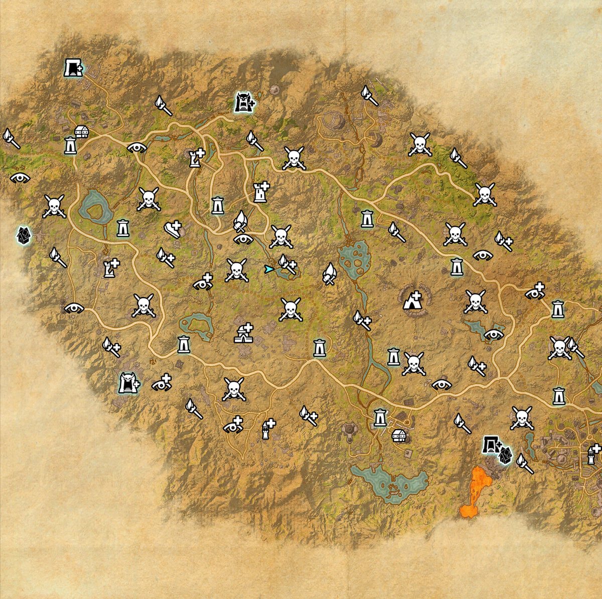 Карта сокровищ Краглорна Ii The Elder Scrolls Wiki Fandom