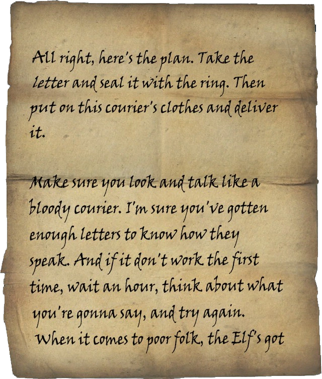 Rogue's Instructions | Elder Scrolls | Fandom