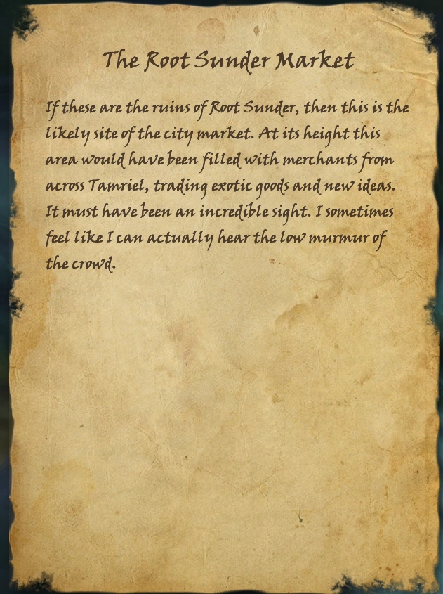 The Root Sunder Market | Elder Scrolls | Fandom