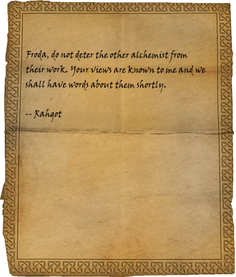 Rahgot's Reply | Elder Scrolls | Fandom