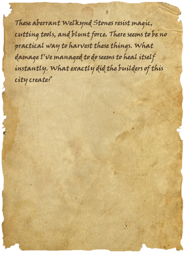 Aberrant Welkynd Stones | Elder Scrolls | Fandom