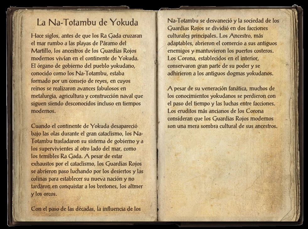 La Na-Totambu de Yokuda | Elder Scrolls | Fandom