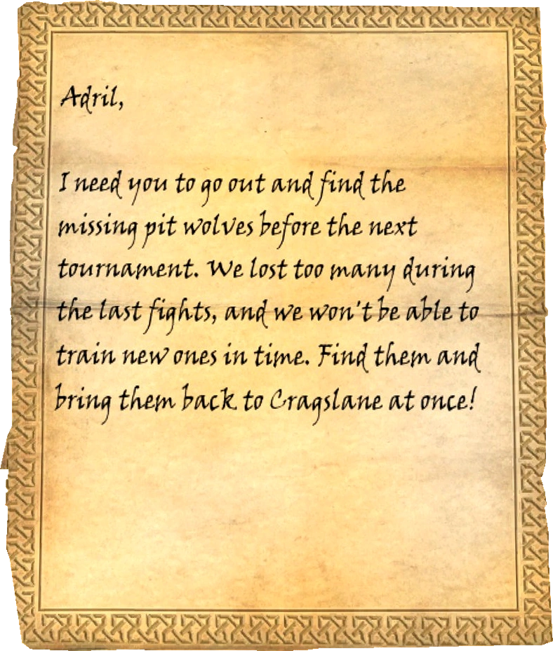 Small Note | Elder Scrolls | Fandom