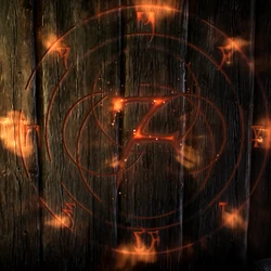 how to draw a fire rune