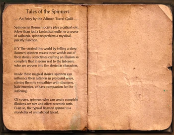 Tales of the Spinners | Elder Scrolls | Fandom
