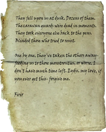 Torn Note (Skyrim) | Elder Scrolls | Fandom