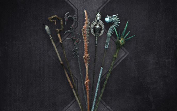 Staves Skyrim Creation Club Elder Scrolls Fandom