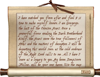 Bloodstained Note (Oblivion) | Elder Scrolls | Fandom