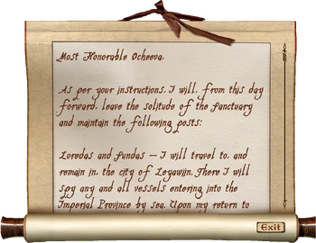 Telaendril's Ocheeva Note | Elder Scrolls | Fandom