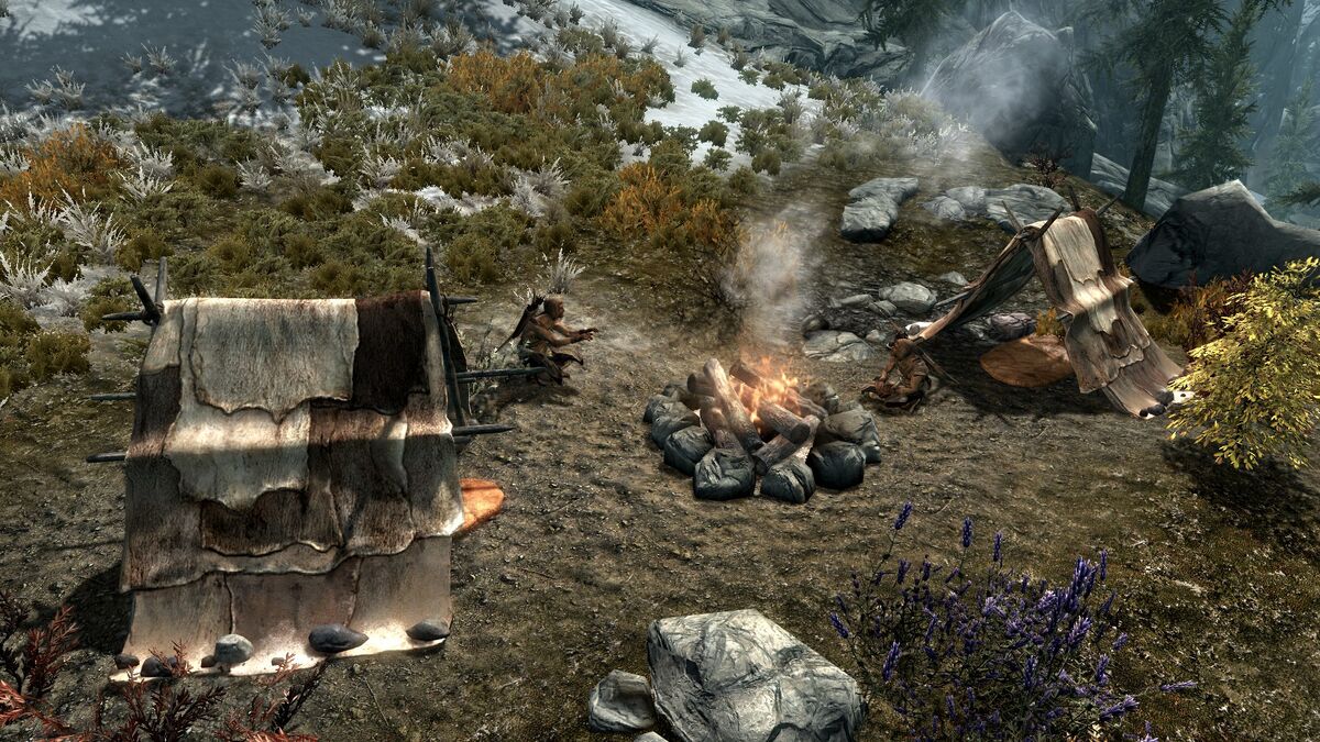 Лагерь охотника — Вершина Хамвира The Elder Scrolls Wiki Fandom