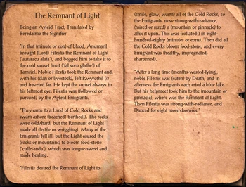 The Remnant of Light | Elder Scrolls | Fandom