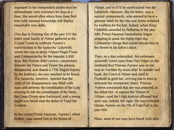 Ayrenn: The Unforeseen Queen | Elder Scrolls | Fandom