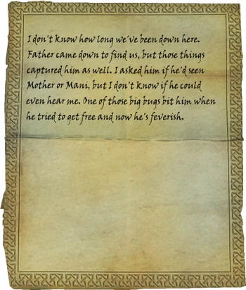 Scrawled page | Elder Scrolls | Fandom