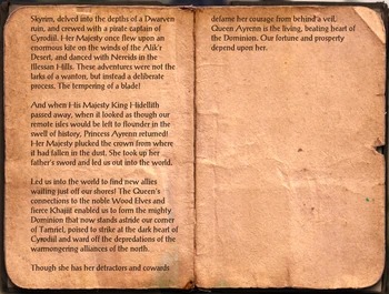 The Rise of Queen Ayrenn | Elder Scrolls | Fandom