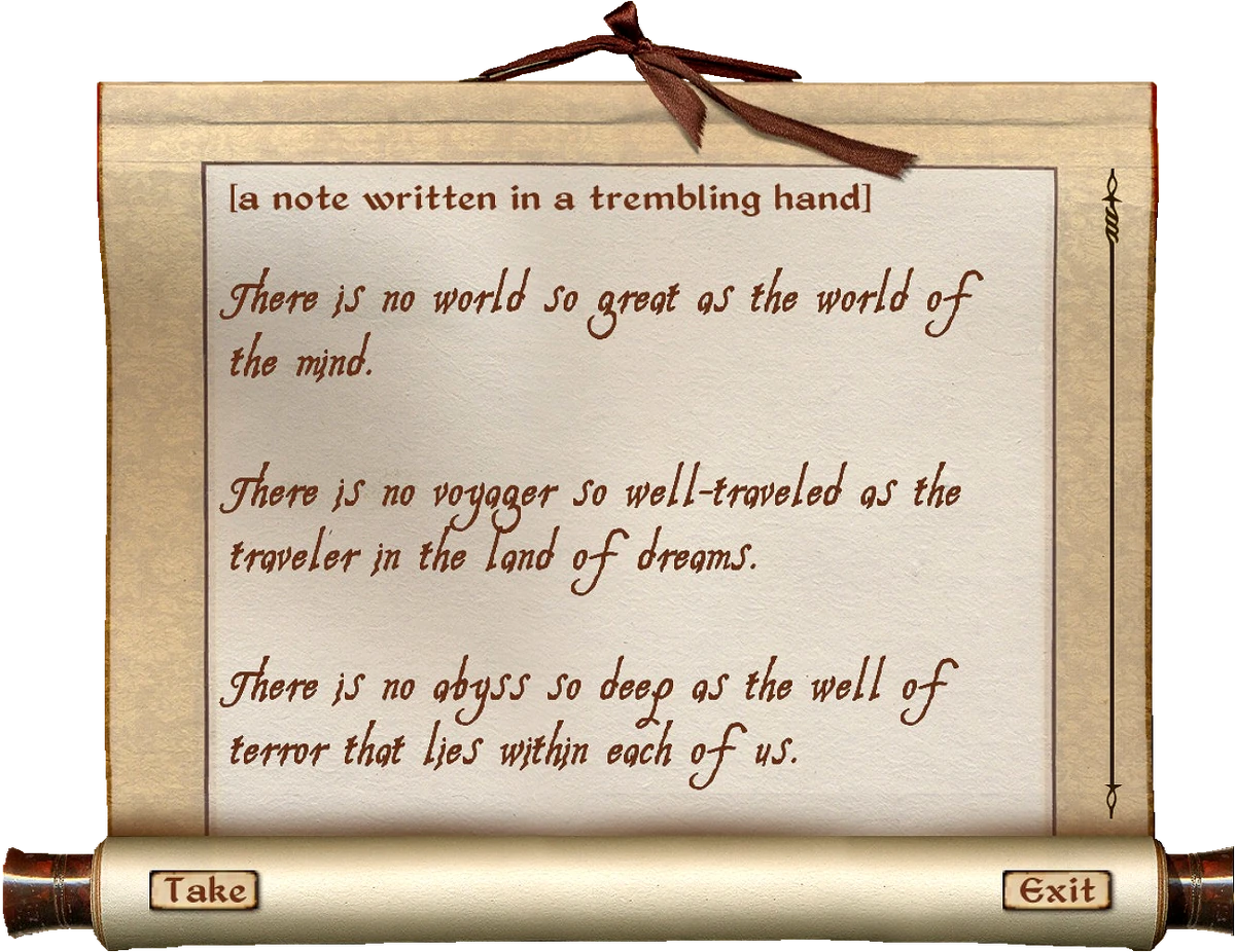 Handwritten Note | Elder Scrolls | Fandom