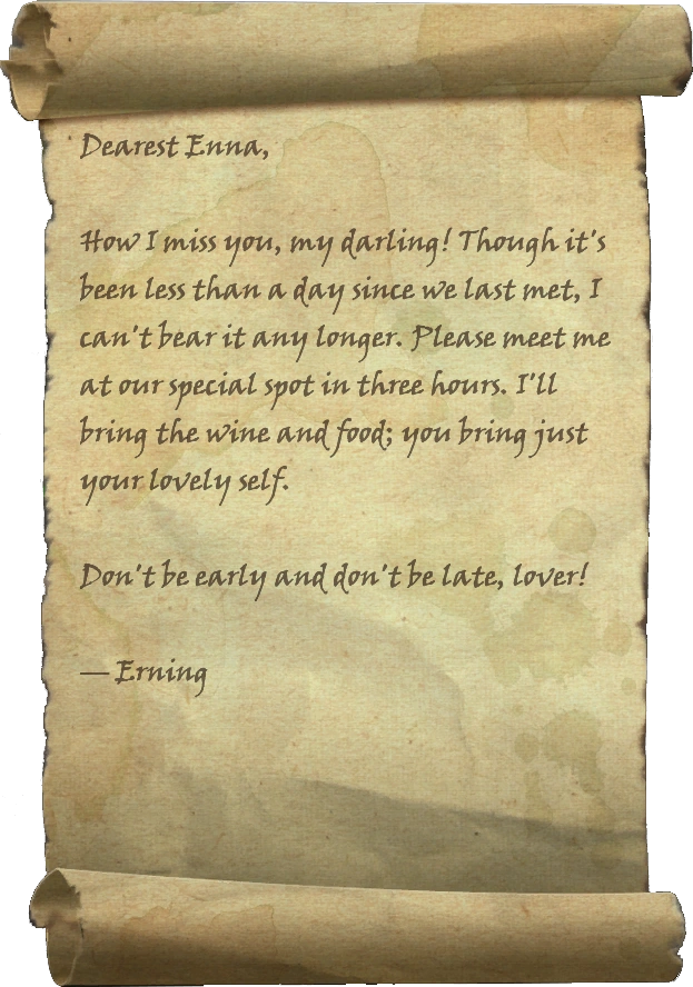 Love Note to Enna | Elder Scrolls | Fandom