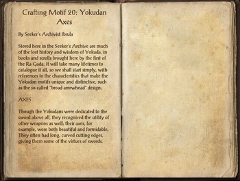 Crafting Motif 20: Yokudan Style | Elder Scrolls | Fandom