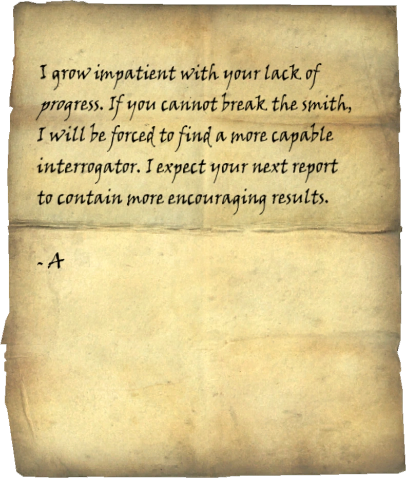 Hand-written Note | Elder Scrolls | Fandom