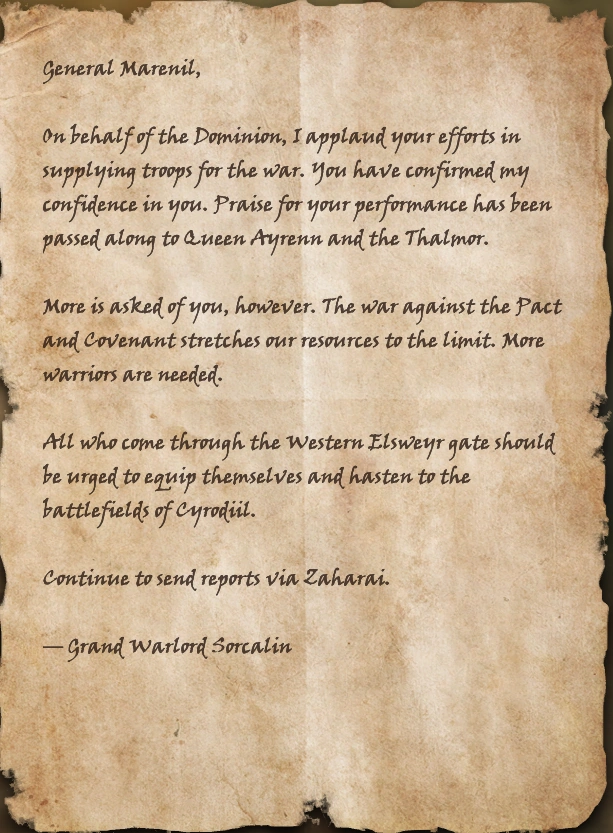 Dominion Military Recruitment | Elder Scrolls | Fandom