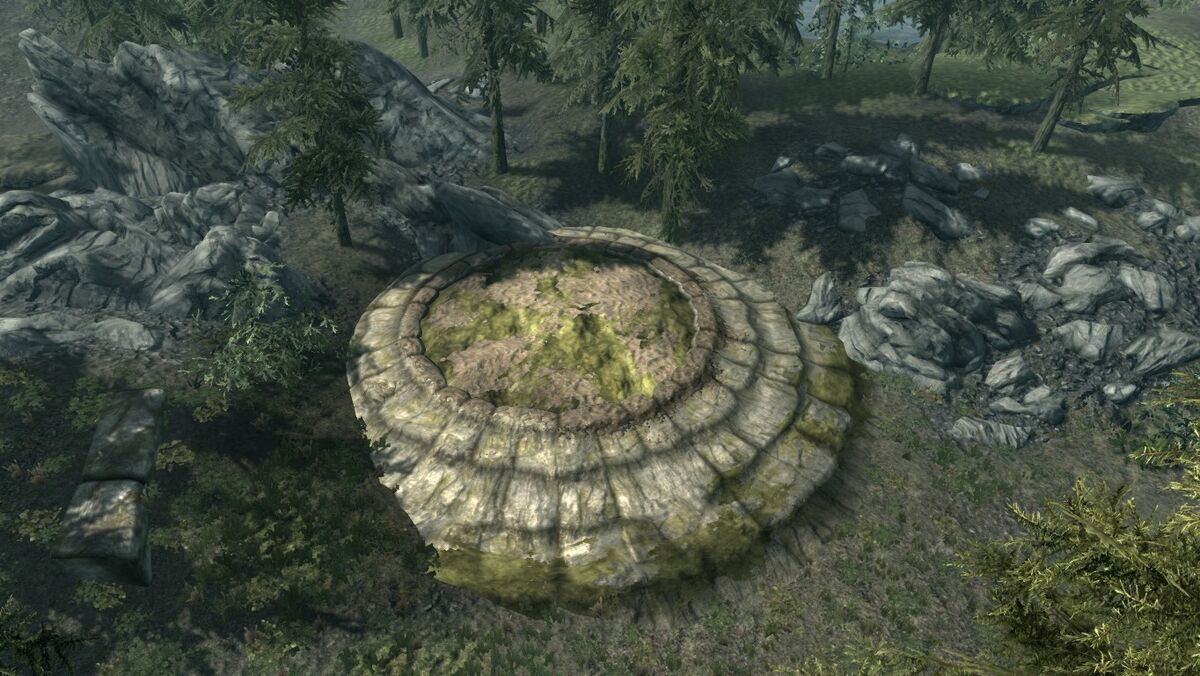 Драконий курган — Вечнозелёный лес The Elder Scrolls Wiki Fandom