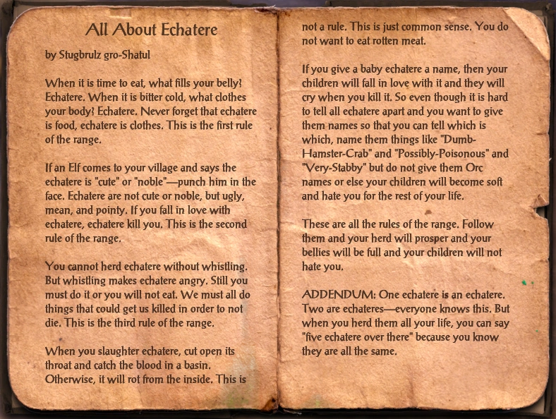 All About Echatere | Elder Scrolls | Fandom