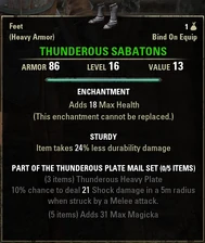 Thunderous Plate Mail | Elder Scrolls | Fandom