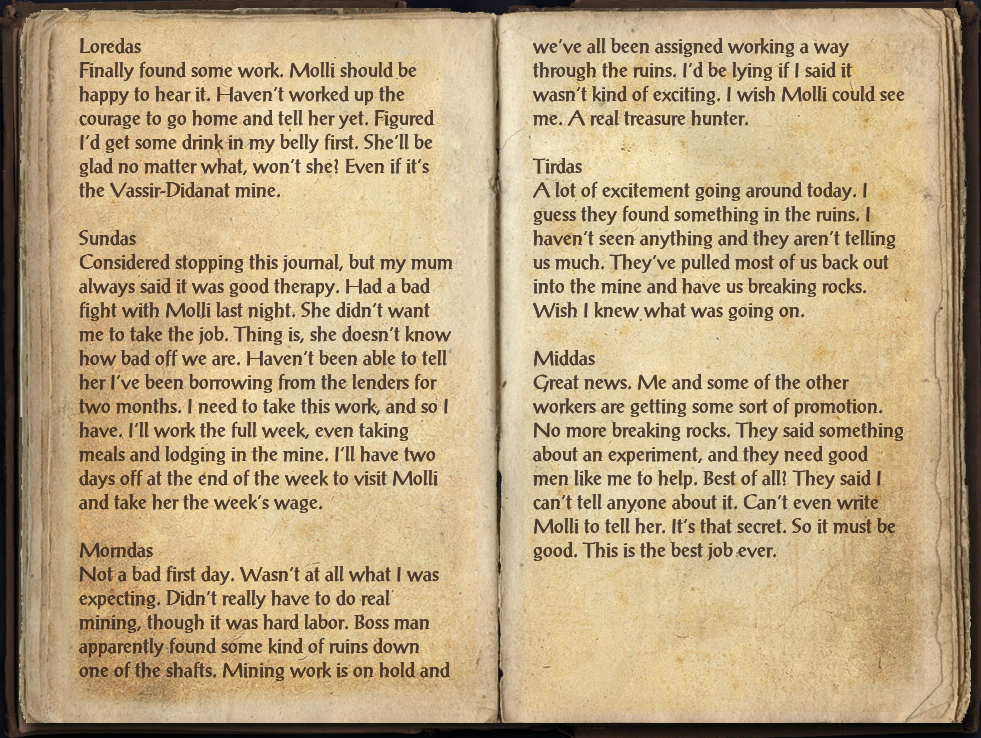 Discarded Journal Elder Scrolls Fandom