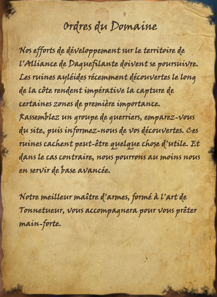 Ordres Du Domaine Wiki The Elder Scrolls Fandom