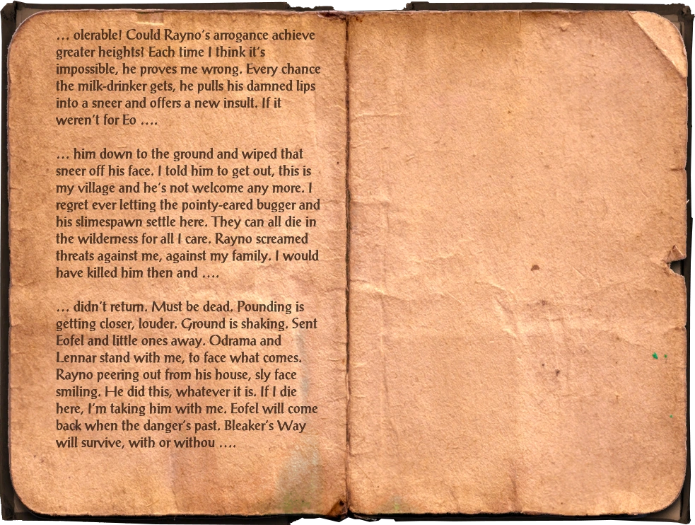 Ulf's Torn Journal | Elder Scrolls | Fandom