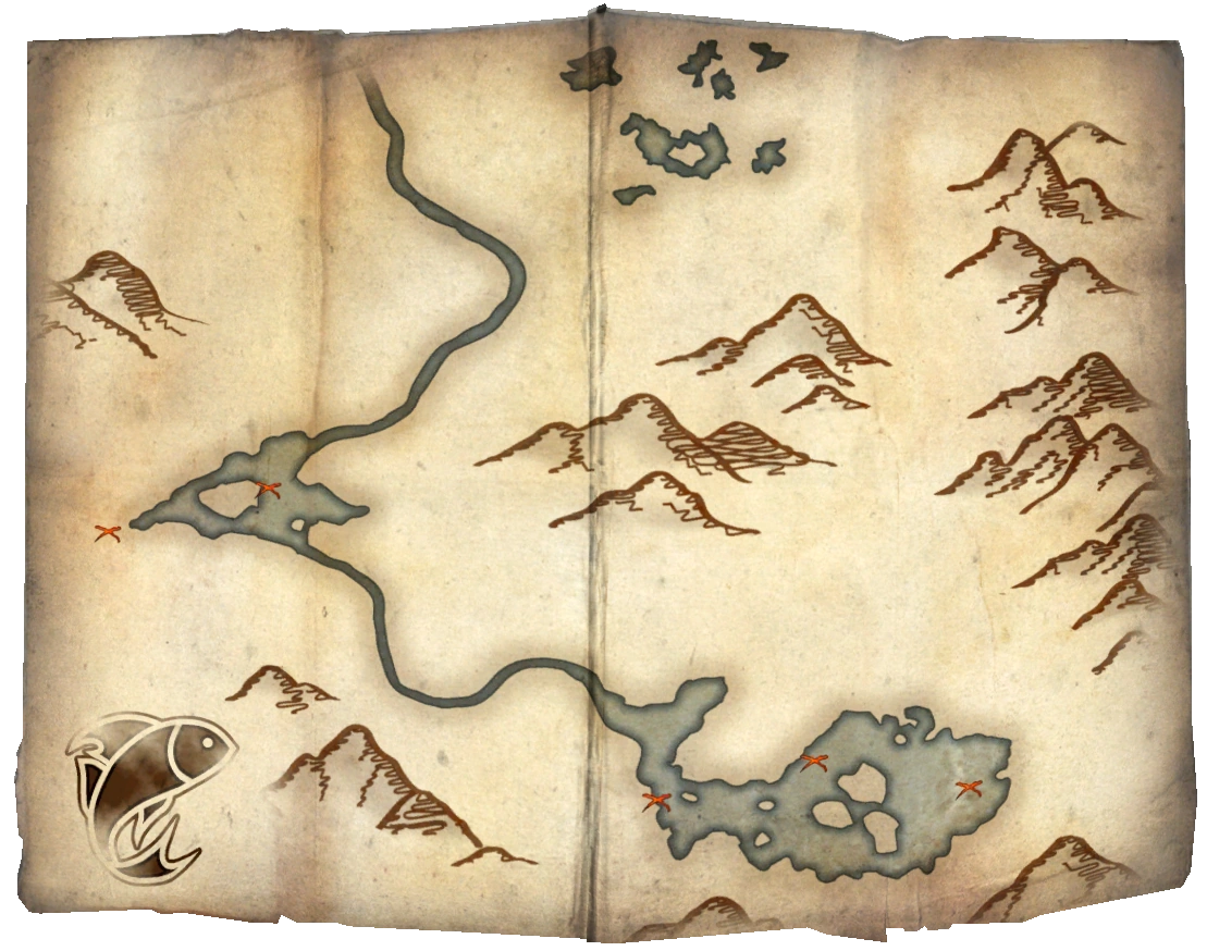 Fishing Map - The Rift | Elder Scrolls | Fandom