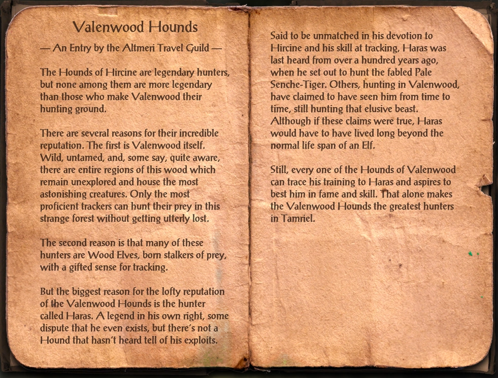 Valenwood Hounds | Elder Scrolls | Fandom