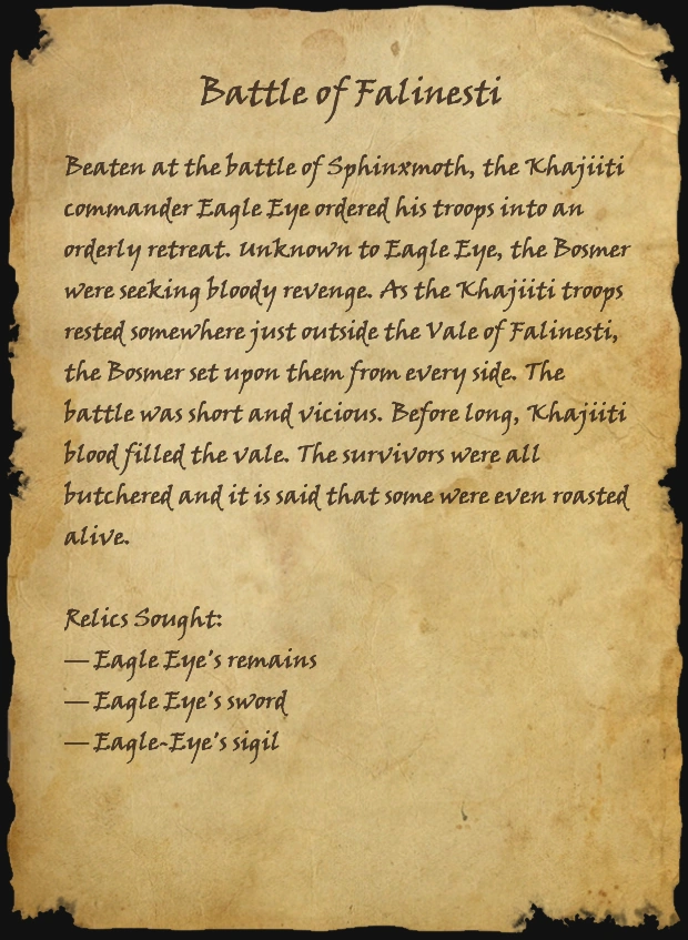 Battle of Falinesti (Book) | Elder Scrolls | Fandom