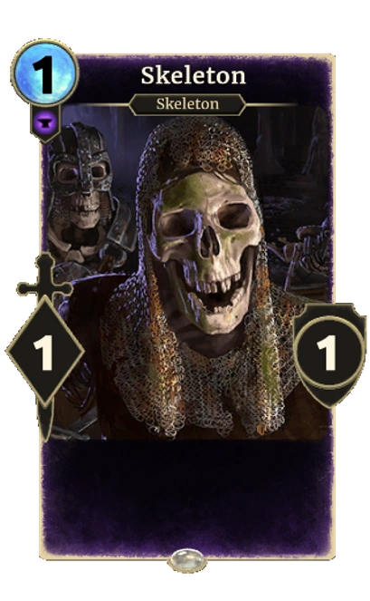 Skeleton (Card) | Elder Scrolls | Fandom