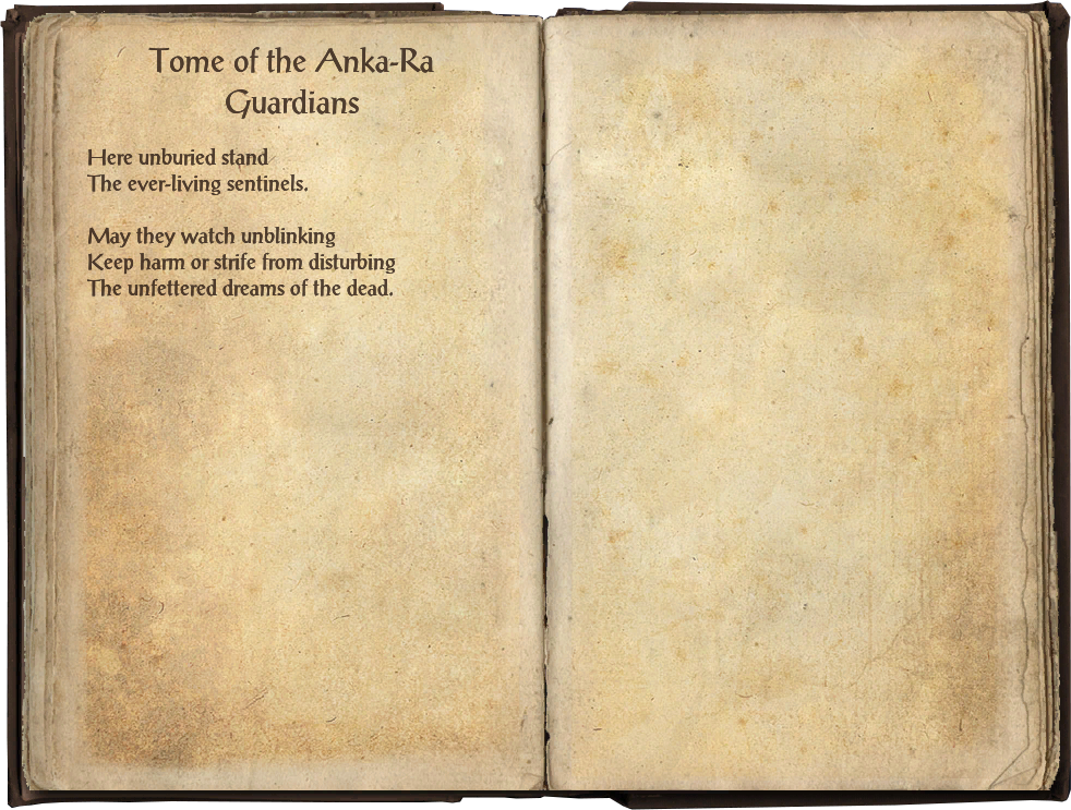 Tome Of The Anka Ra Guardians Elder Scrolls Fandom