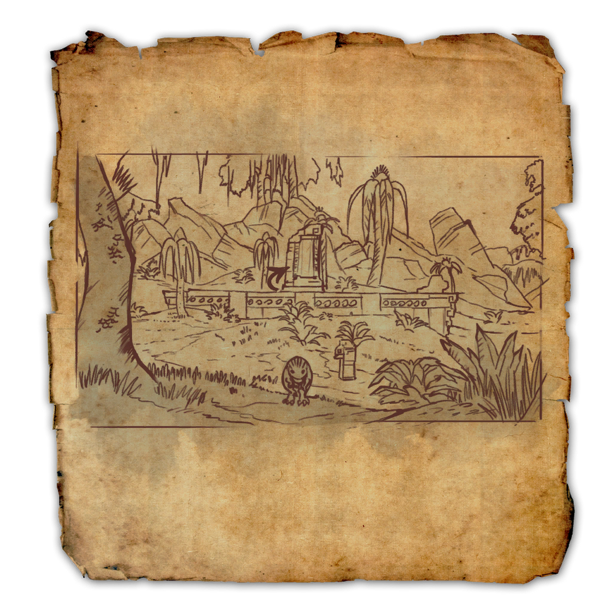 Shadowfen Treasure Map IV | Elder Scrolls | Fandom