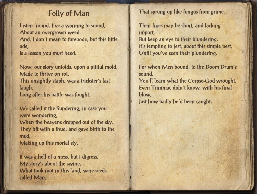 Folly of Man | The Elder Scrolls Wiki | Fandom