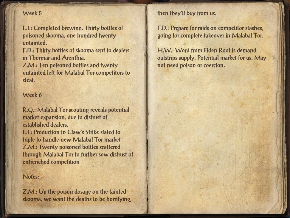 Skooma Runner Logs | Elder Scrolls | Fandom