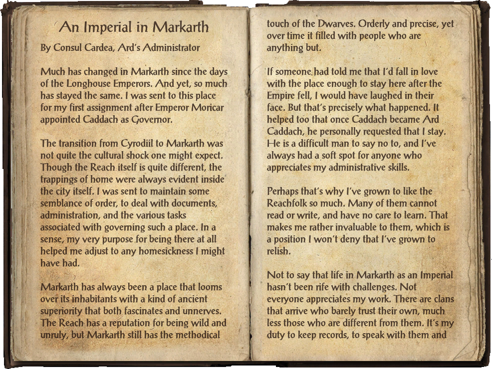 An Imperial In Markarth Elder Scrolls Fandom