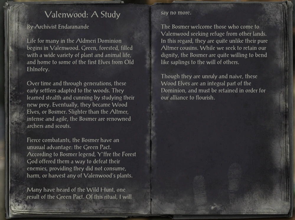 Valenwood: A Study | Elder Scrolls | Fandom
