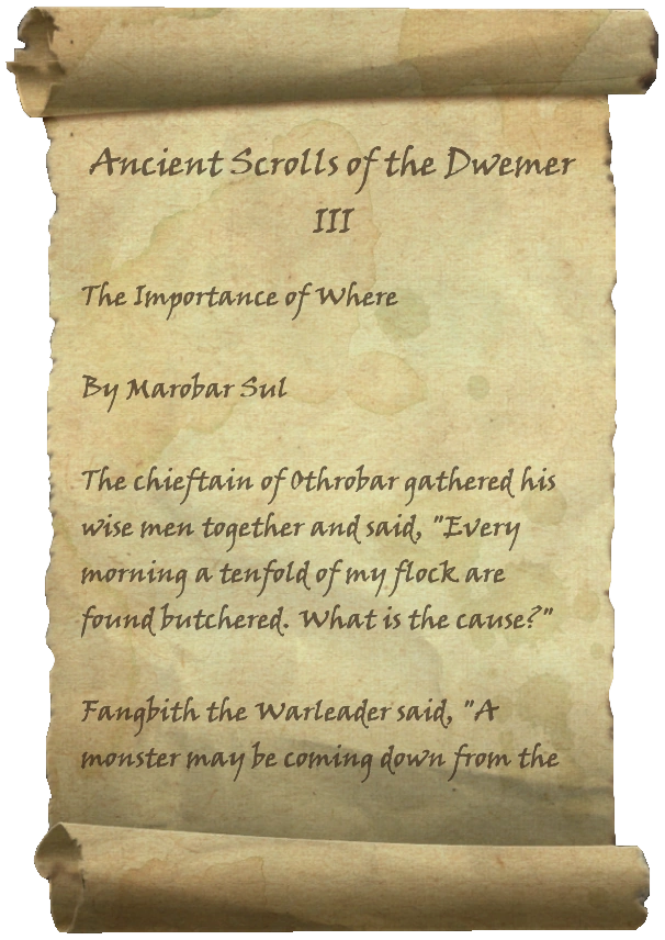 Ancient Scrolls of the Dwemer III | Elder Scrolls | Fandom
