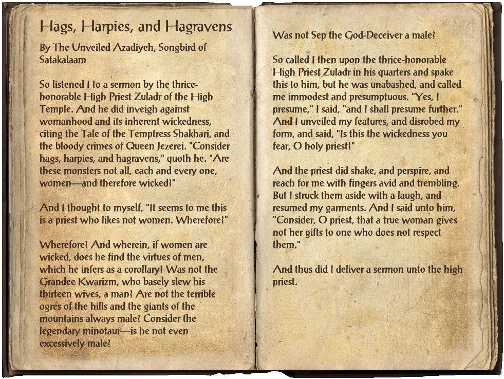 Hags, Harpies, and Hagravens | Elder Scrolls | Fandom