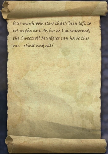 Sweetroll Recipients | Elder Scrolls | Fandom